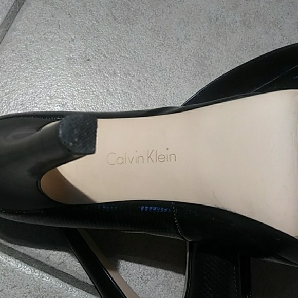 Calvin Klein | Shoes | Calvin Klein Black High Heel Platform Shoe ...